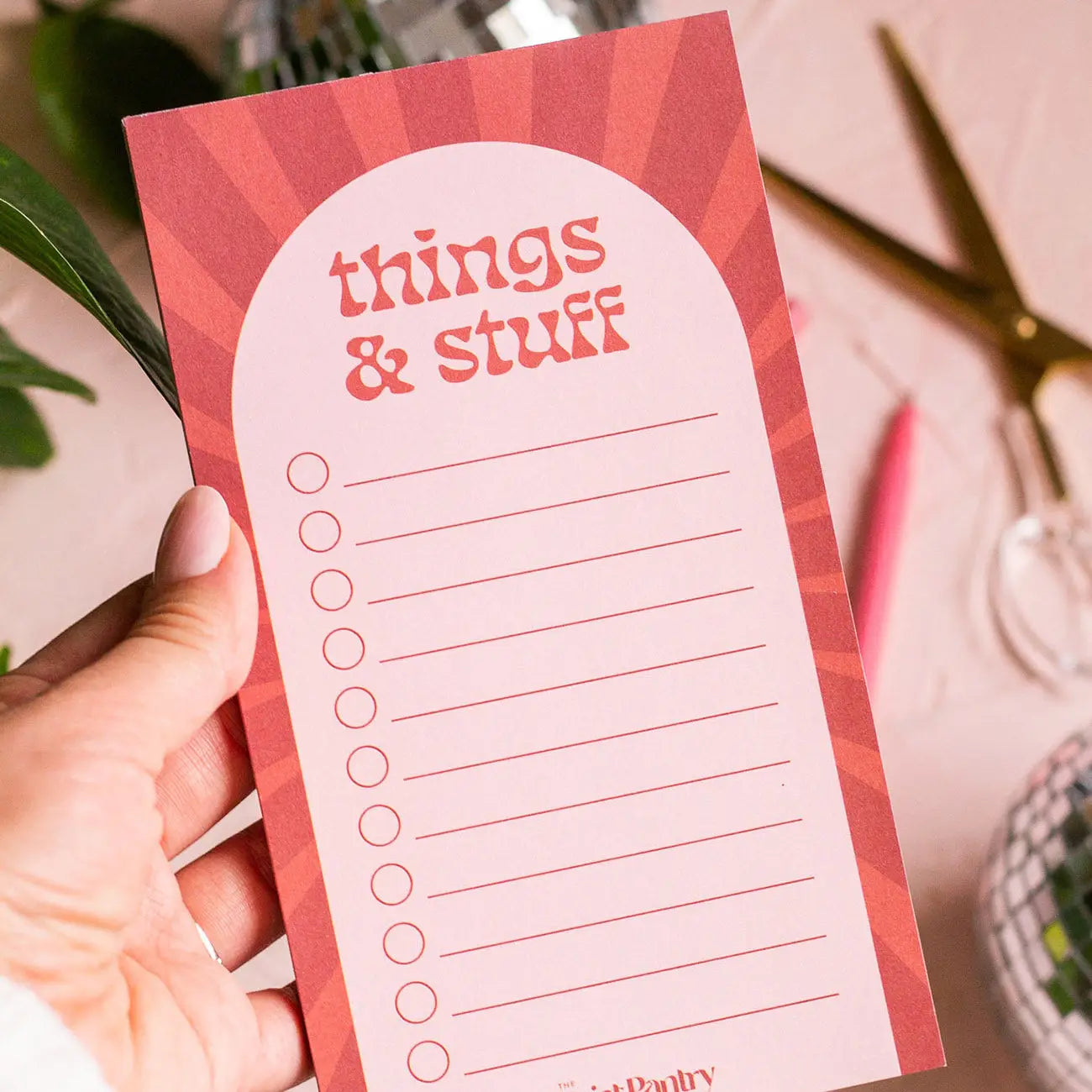 Things & Stuff Notepad – Norma's Five and Dime
